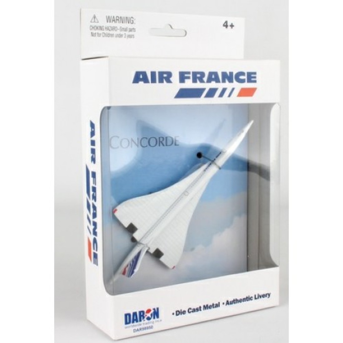 DARON AIR FRANCE CONCORDE TOY DIECAST AIRLINER DAR98950