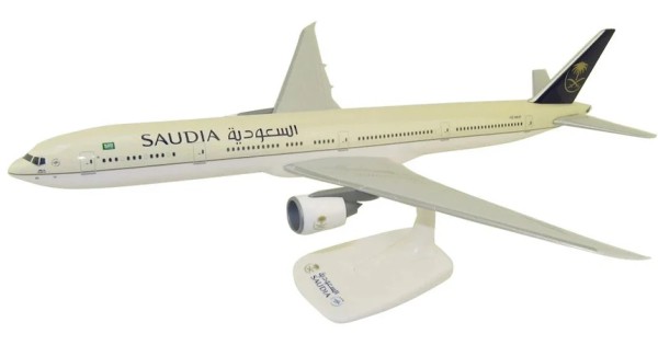 PPC 1/200 SAUDI B777-300ER PLASTIC SNAP-FIT MODEL
