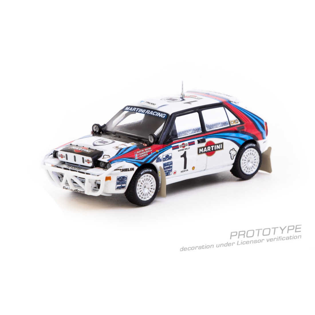 1/64 LANCIA DELTA HF INTEGRALE SAFARI RALLY 1992 JUHA KANKKUNEN/JUHA ...