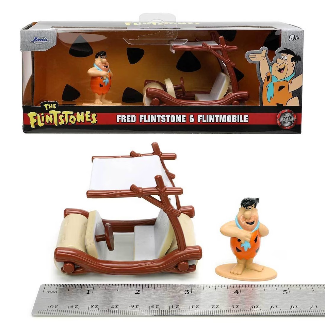 1/32 THE FLINTSTONES FLINTMOBILE WITH FRED FLINTSTONE FIGURE 33382 ...