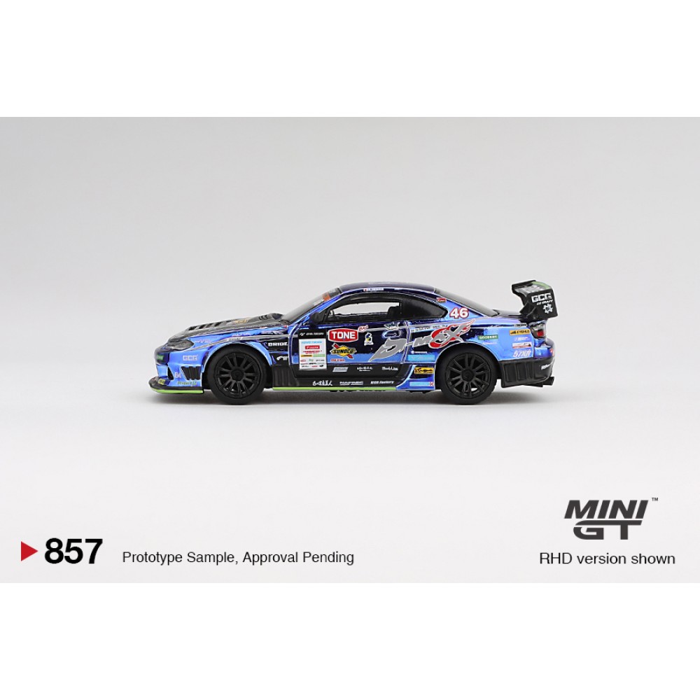 1/64 NISSAN SILVIA (S15) D-MAX NO.46 D-MAX RACING 2023 D1 GRAND PRIX D1 ...