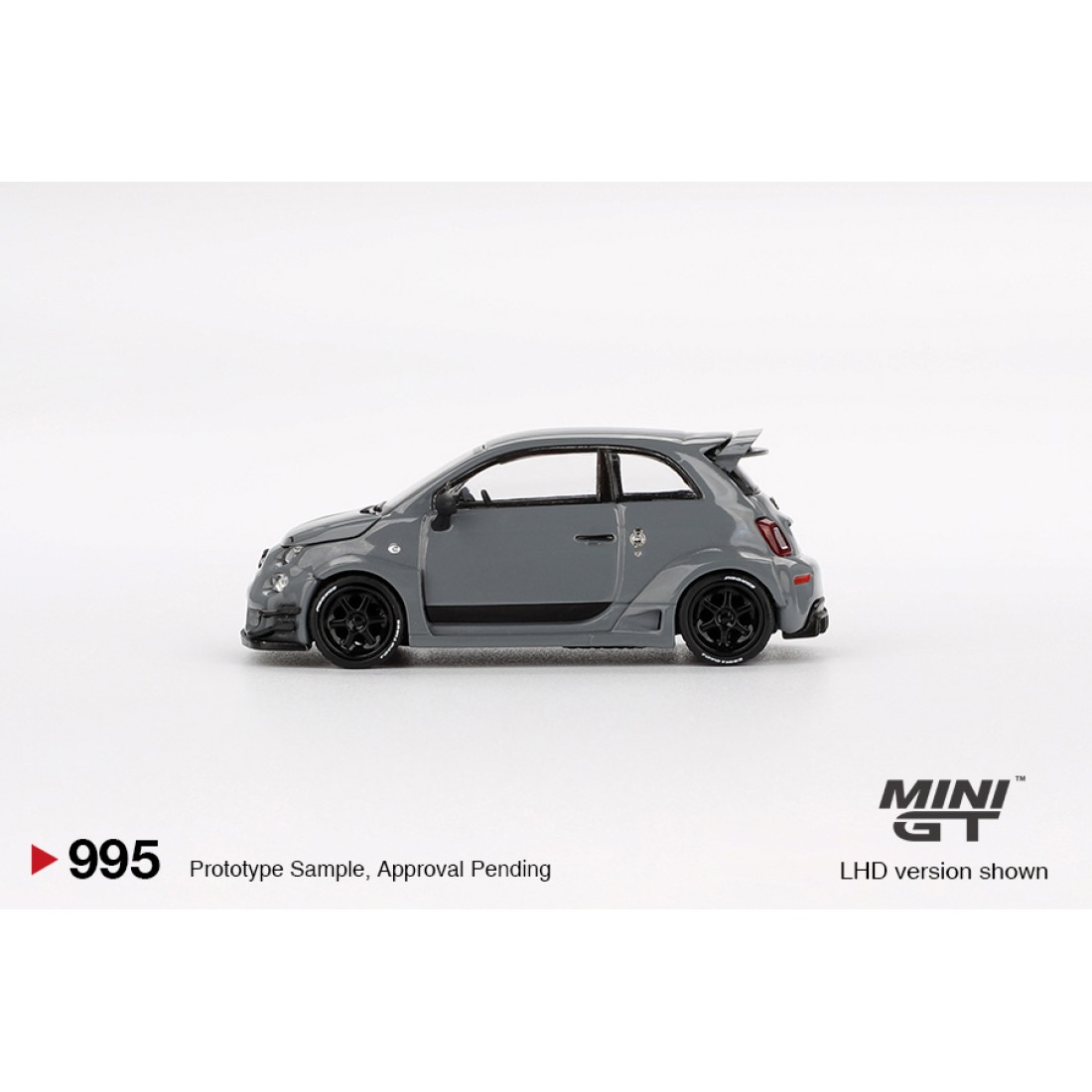 1/64 ABARTH 595 LB-WORKS X ABAS WORKS GREY (RHD)