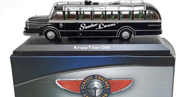 ATLAS CLASSIC COACHES 1/76 KRUPP TITAN O80 COACH SENIOR LUXUS 4642 123