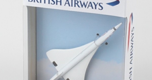 BRITISH AIRWAYS CONCORDE TOY DIECAST AIRLINER