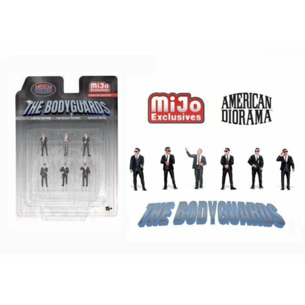 1/64 THE BODYGUARDS, DIECAST FIGURES