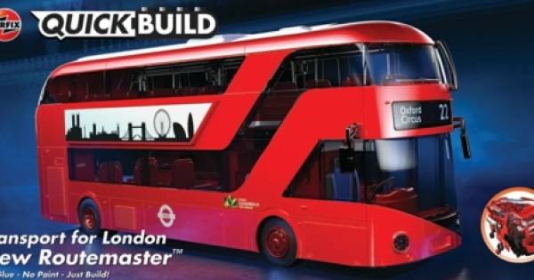 AIRFIX QUICKBUILD NEW ROUTEMASTER BUS J6050