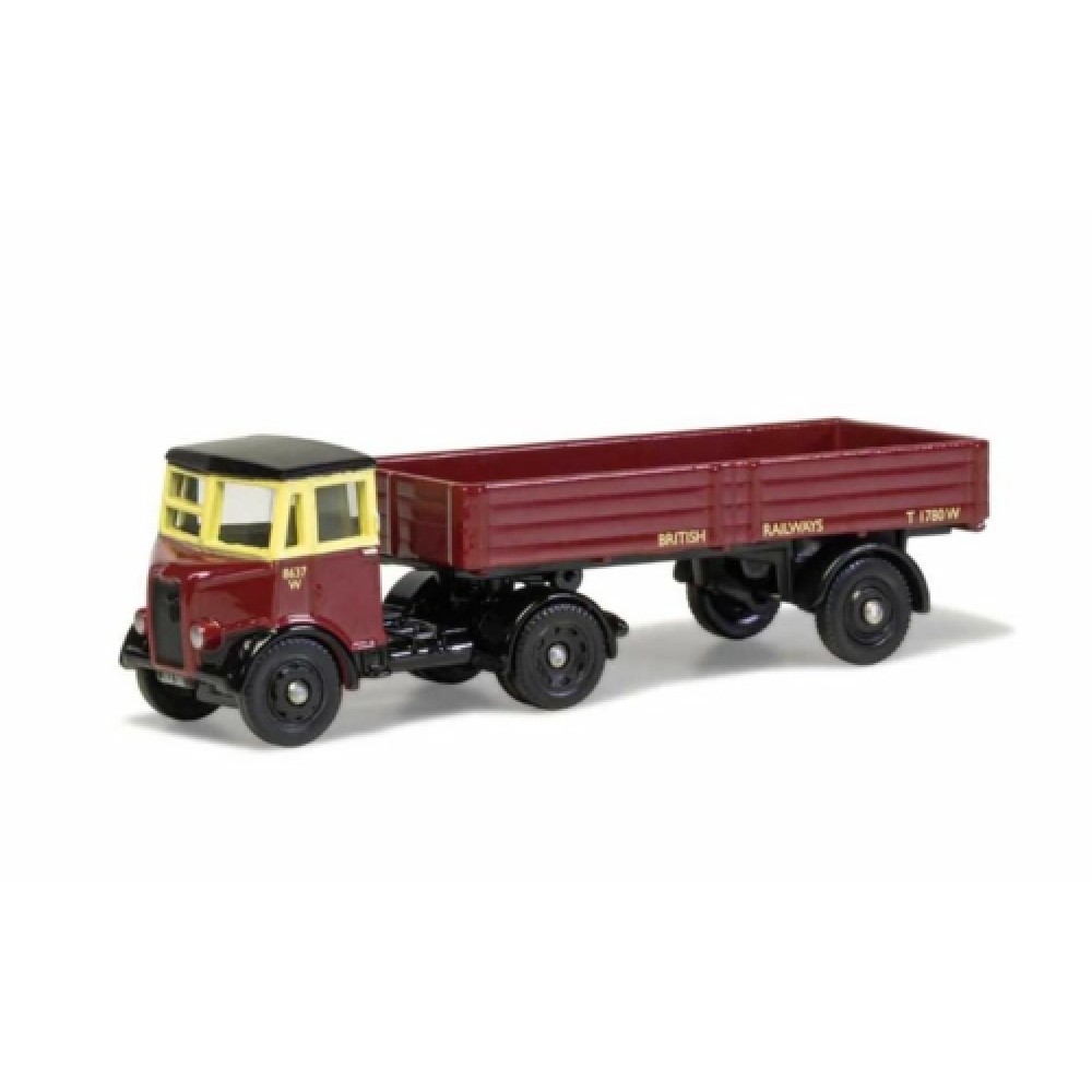 CORGI TRACKSIDE THORNYCROFT NIPPY DROPSIDE TRAILER BRITISH RAILWAYS ...
