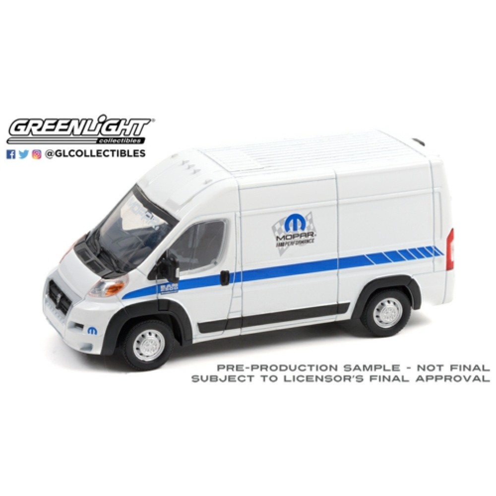 1/43 2018 RAM PROMASTER 2500 CARGO HIGH ROOF MOPAR PERFORMANCE DRAGMASTER