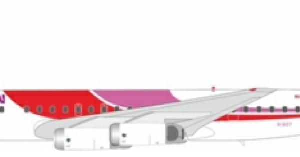 1/200 HAWAIIAN DC-8-62H N1807 WITH STAND LIMITED 90 MODELS