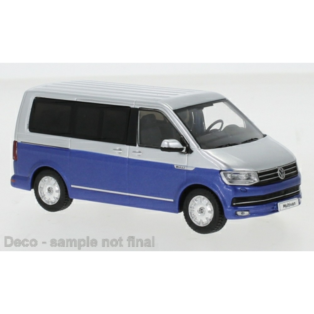 1/43 VW T6 MULTIVAN SILVER/BLUE 2017