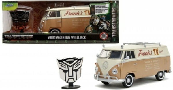 1/24 TRANSFORMERS RISE OF THE BEASTS WHEELJACK 1962 VW BUS WITH BADGE 34264