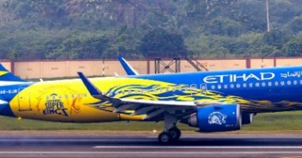 1/200 ETIHAD AIRWAYS AIRBUS A320NEO CHENNAI SUPER KINGS REG: A6-EJB ...