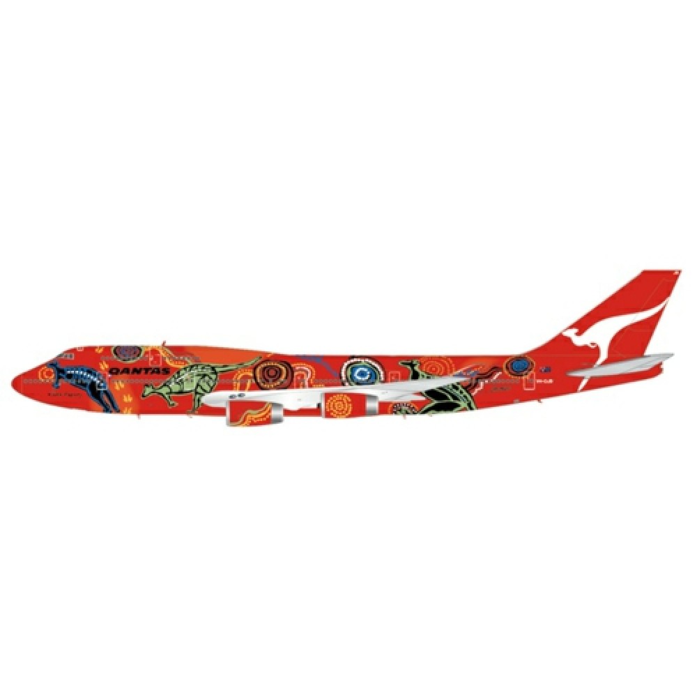 1/400 QANTAS 747-400 WUNALA DREAMING RR ENGINE VH-OJB WITH ANTENNA
