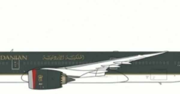 1/400 ROYAL JORDANIAN BOEING 787-9 DREAMLINER REG: JY-RBA FLAPS DOWN ...