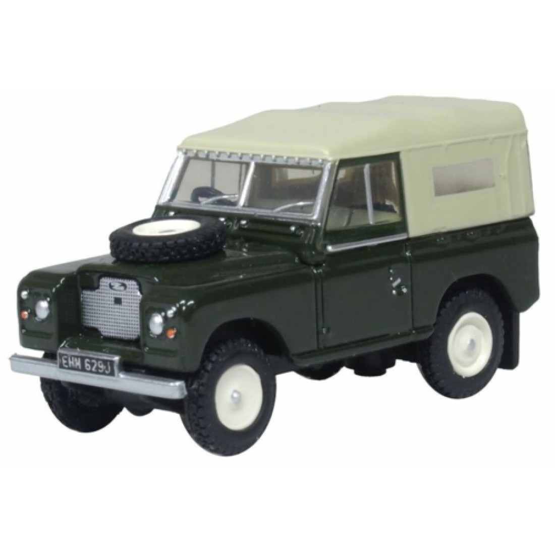 1/76 LAND ROVER SERIES 2A SWB CANVAS BRONZE GREEN