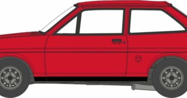 N GAUGE FORD FIESTA MK1 VENETIAN RED