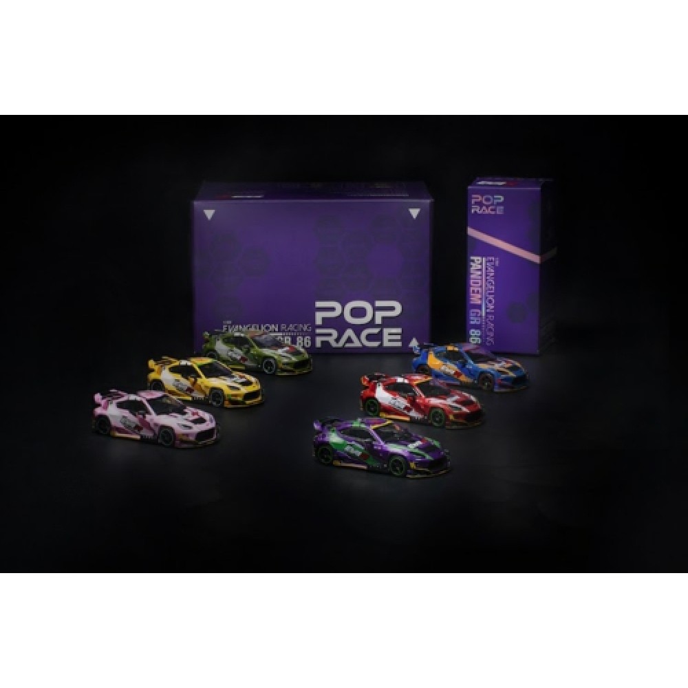 1/64 POP RACE x EVANGELION RACING PANDEM GR 86 BLIND BOX SERIES