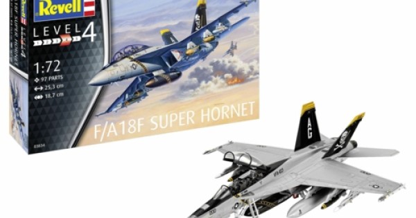 1/72 F/A18F SUPER HORNET (PLASTIC KIT)