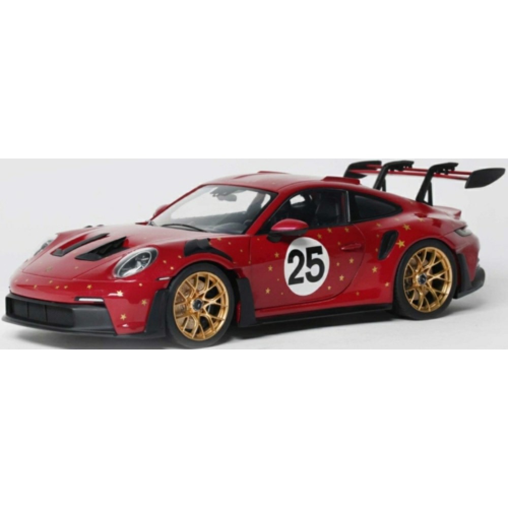 SOL1812111B - 1/18 PORSCHE 911 (992) GT3 RS CHRISTMAS EDITION NO.25 RED ...