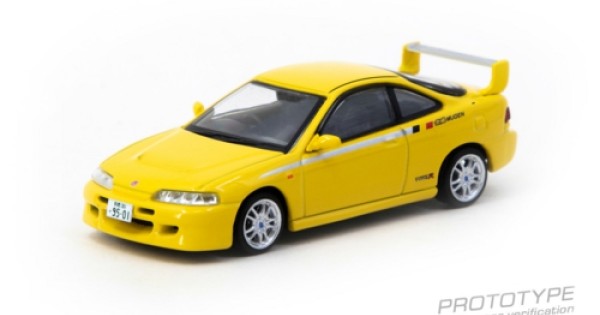 1/64 HONDA INTEGRA TYPE R DC2 MUGEN SUNLIGHT YELLOW