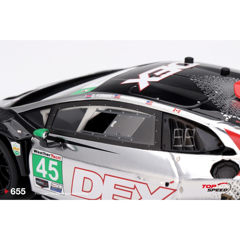 1/18 LAMBORGHINI HURACAN GT3 EVO2 NO.45 DEX WAYNE TAYLOR RACING 2025 ...