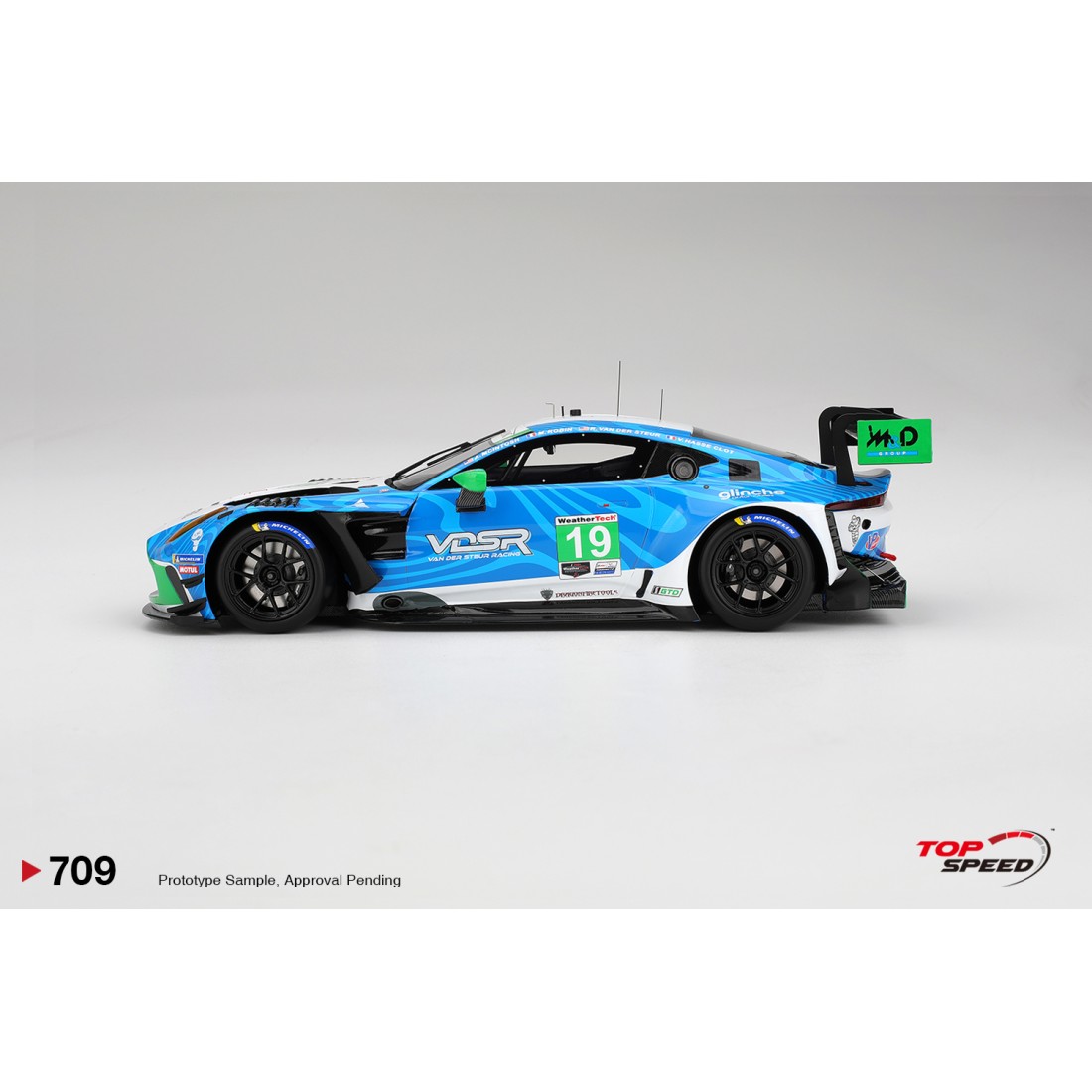 1/18 ASTON MARTIN VANTAGE GT3 EVO NO.19 VAN DER STEUR RACING 2025 IMSA ...